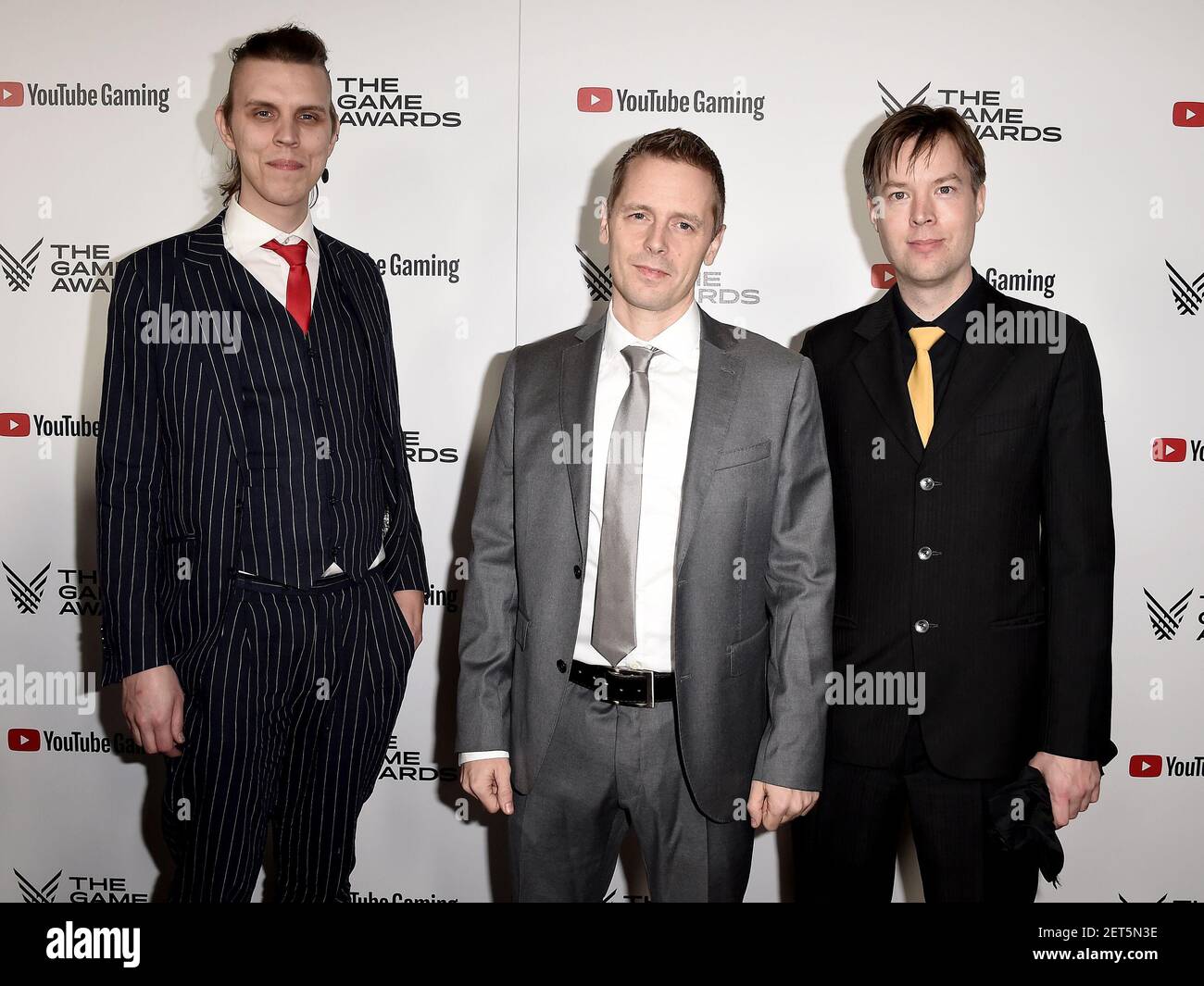 LOS ANGELES - DECEMBER 6: (L-R) Linus Larsson, Matias Snygg and Jens ...