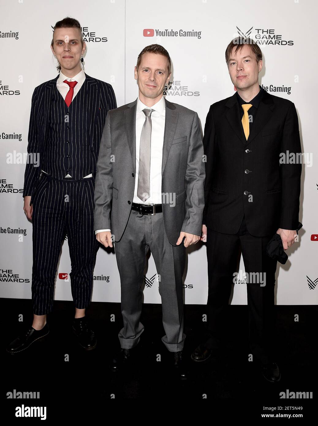 LOS ANGELES - DECEMBER 6: (L-R) Linus Larsson, Matias Snygg and Jens ...