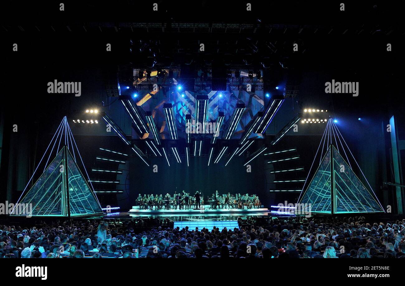 LOS ANGELES - DECEMBER 6: The Game Awards Orchestra performs on the ...