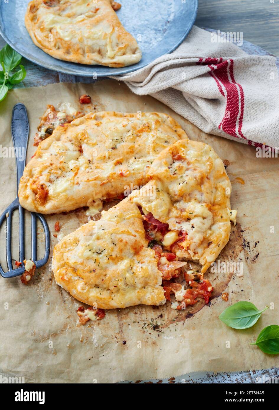 Cheese and ham calzone UK & IRISH RIGHTS ONLY, OTHER RIGHTS CONTACT ...