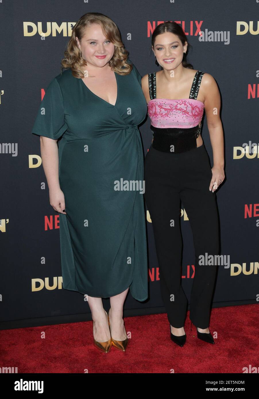 Danielle Macdonald and Odeya Rush at the Netflix's 'Dumplin' Los ...