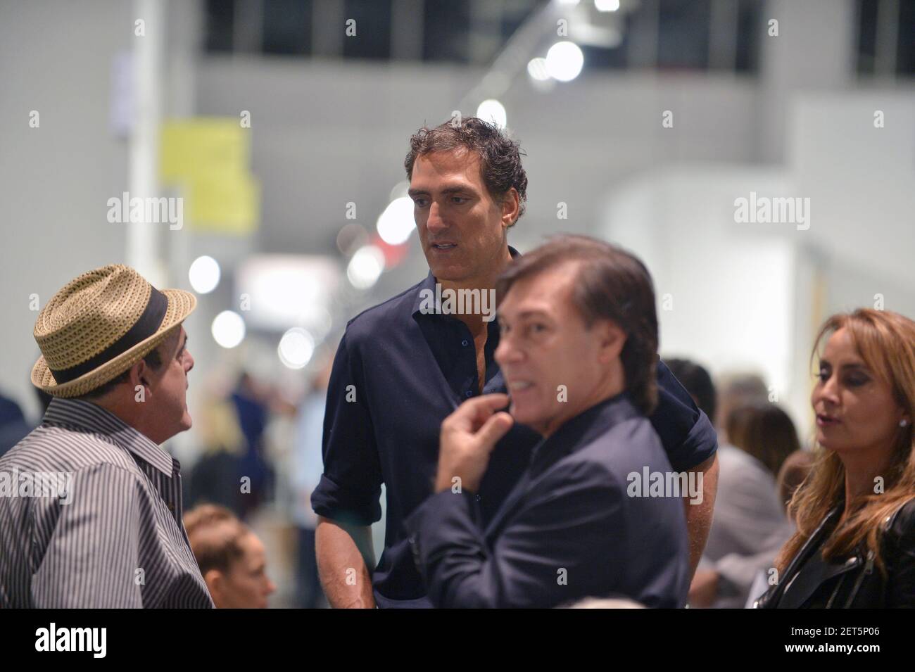 Former NBA player Rony Seikaly attends the Art Basel Miami Beach VIP ...