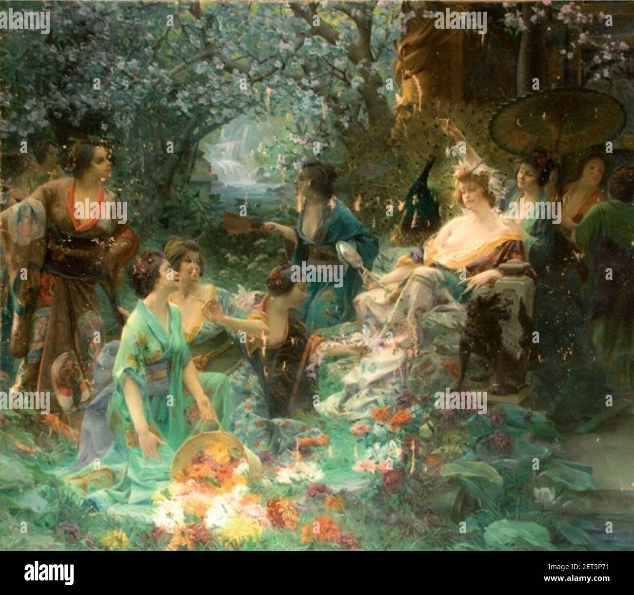 Paul-François Quinsac - Jardin japonais (1895 Stock Photo - Alamy