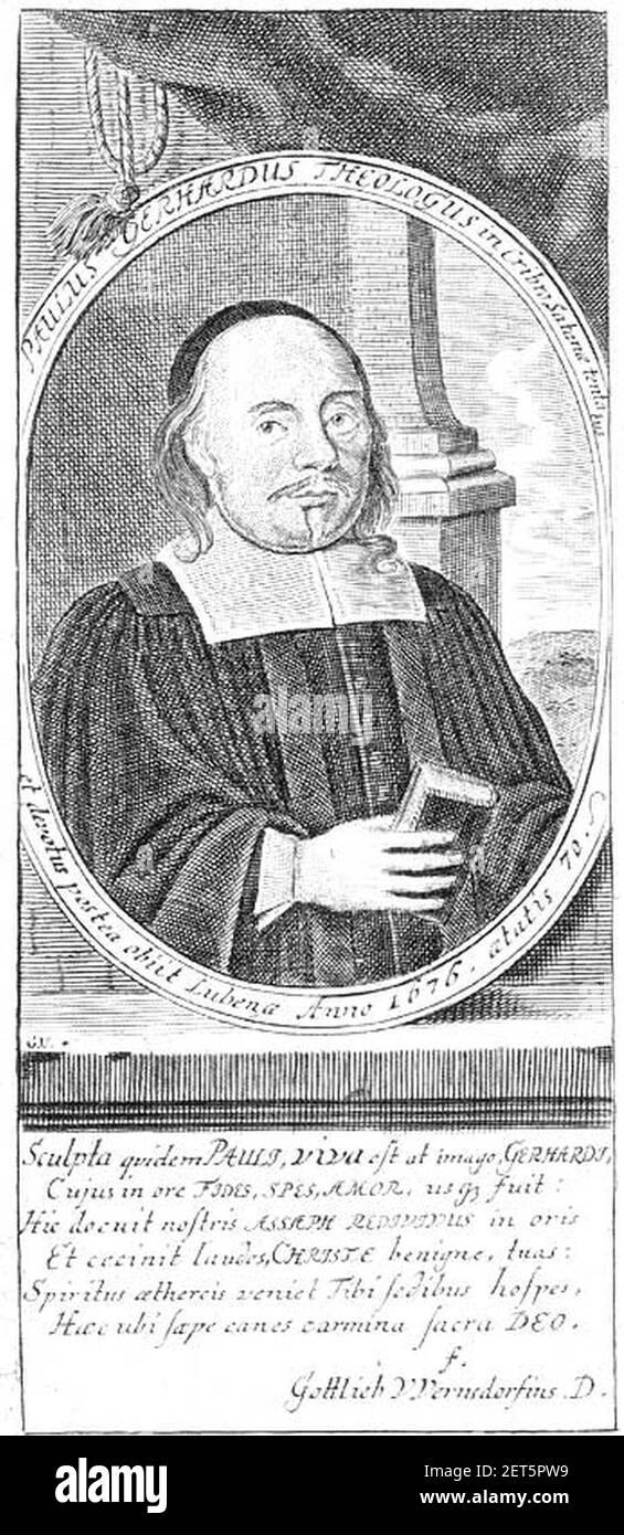 Paul gerhardt Black and White Stock Photos & Images - Alamy