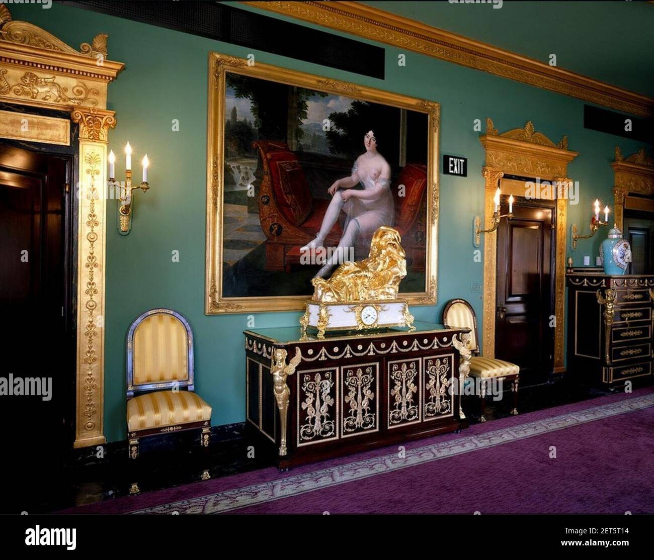 Pauline Bonaparte Borghese par Louis Benjamin Marie Devouges Stock ...