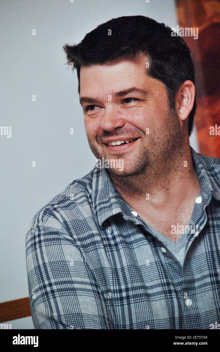 Chris Miller, Writer, at the Hollywood Foreign Press Association press ...