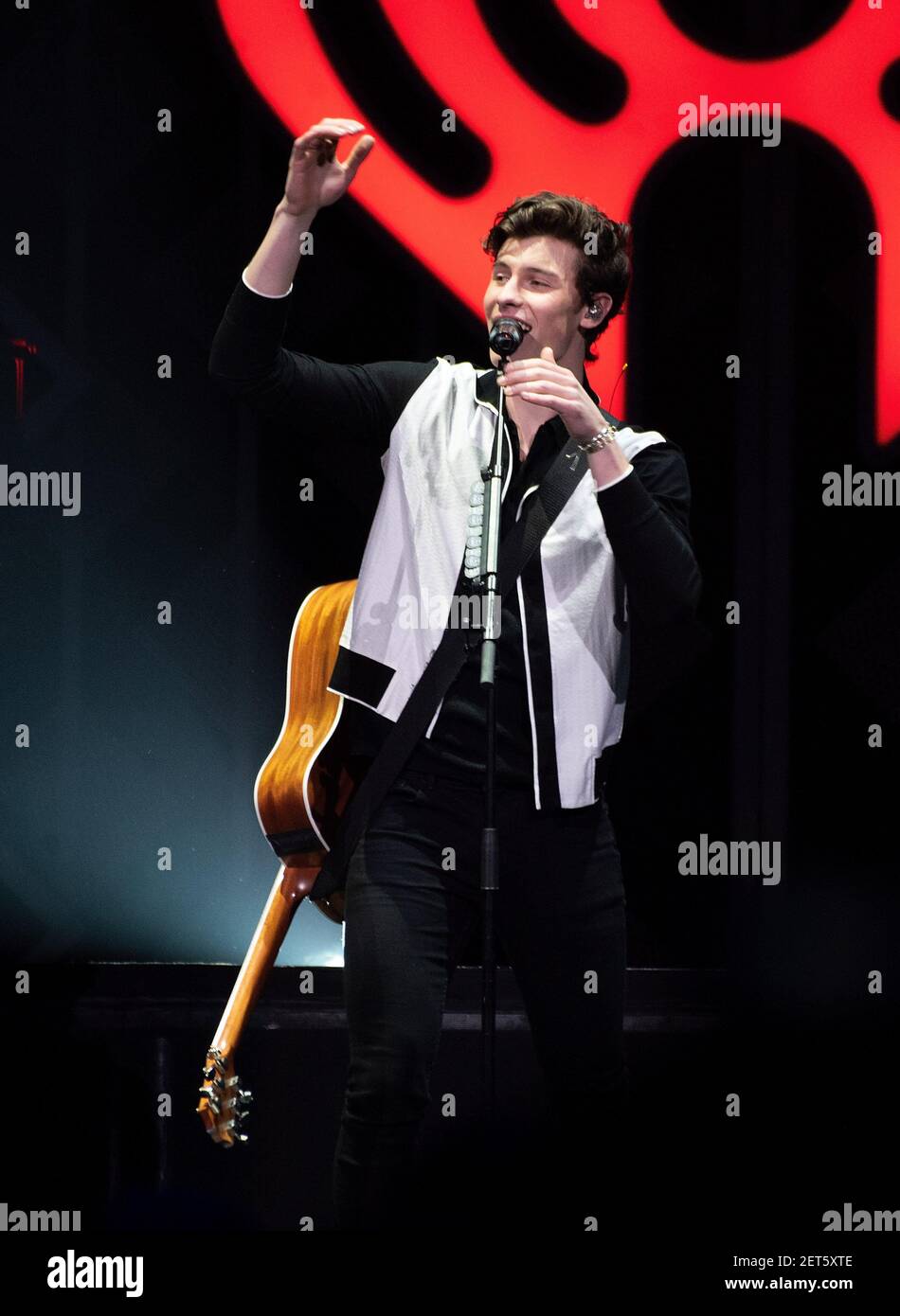 Shawn Mendes performs at Z100's Jingle Ball 2018 at Madison Square ...