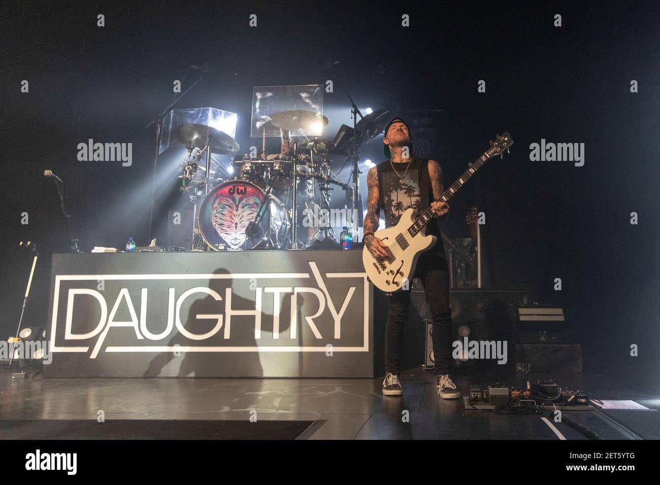 Josh Paul of Daughtry at the Copernicus Center on December, 7 2018, in ...