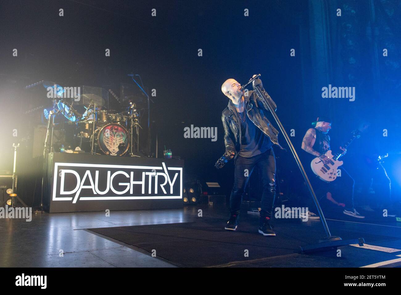 Chris Daughtry, Josh Paul and Brian Craddock of Daughtry at the ...