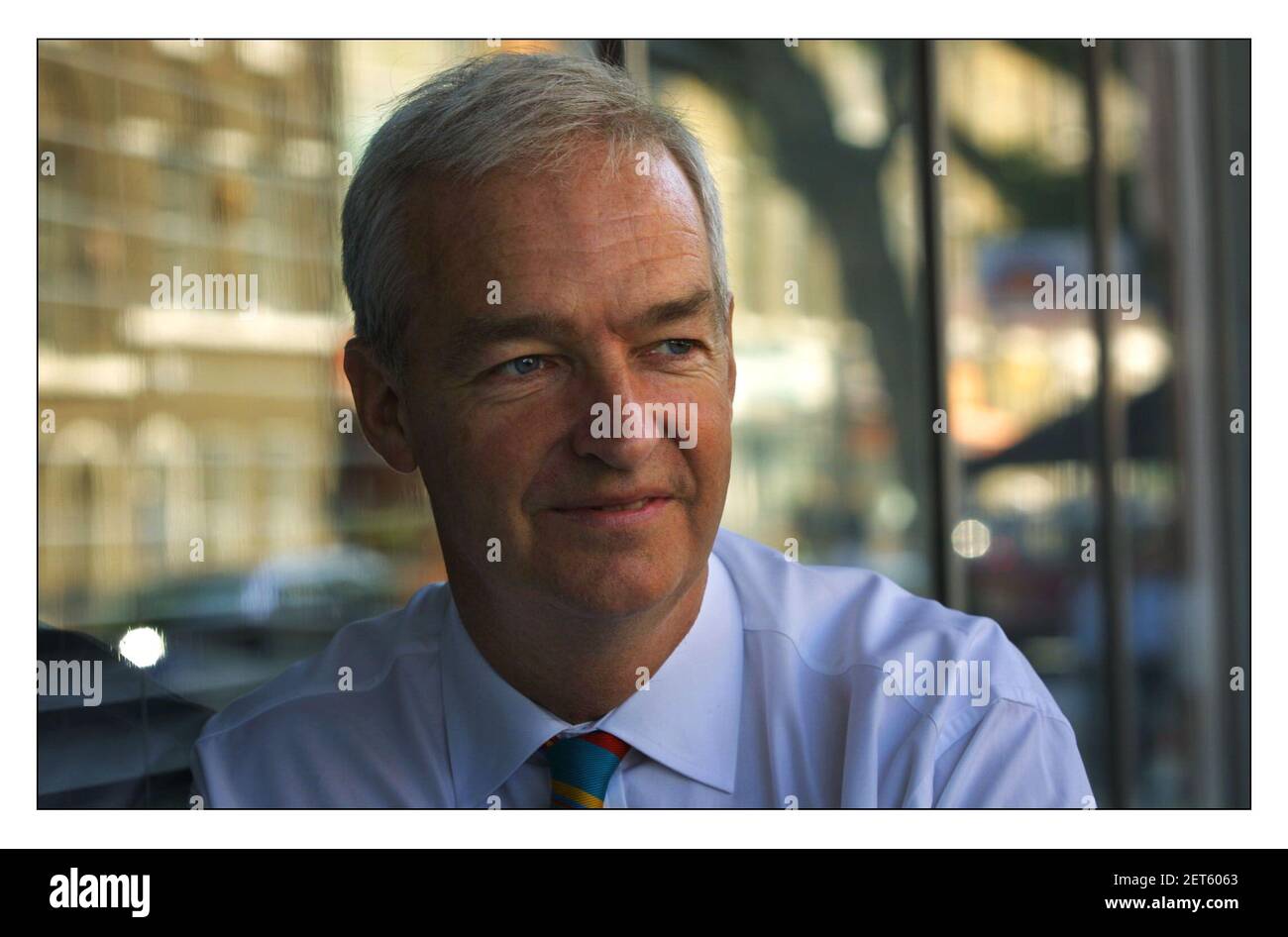 John Snow.......T.V. anchormanpic David Sandison 17/7/2002 Stock Photo ...