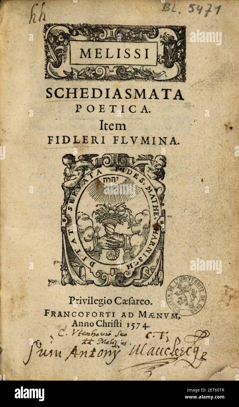 Melissus hi-res stock photography and images - Alamy