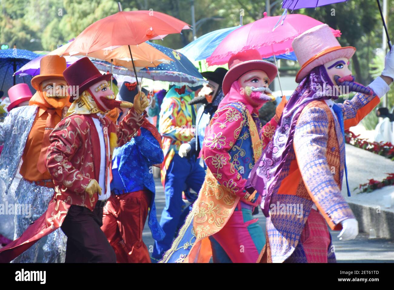 People seen take part of a parade as part of celebrations of 4th annual ...