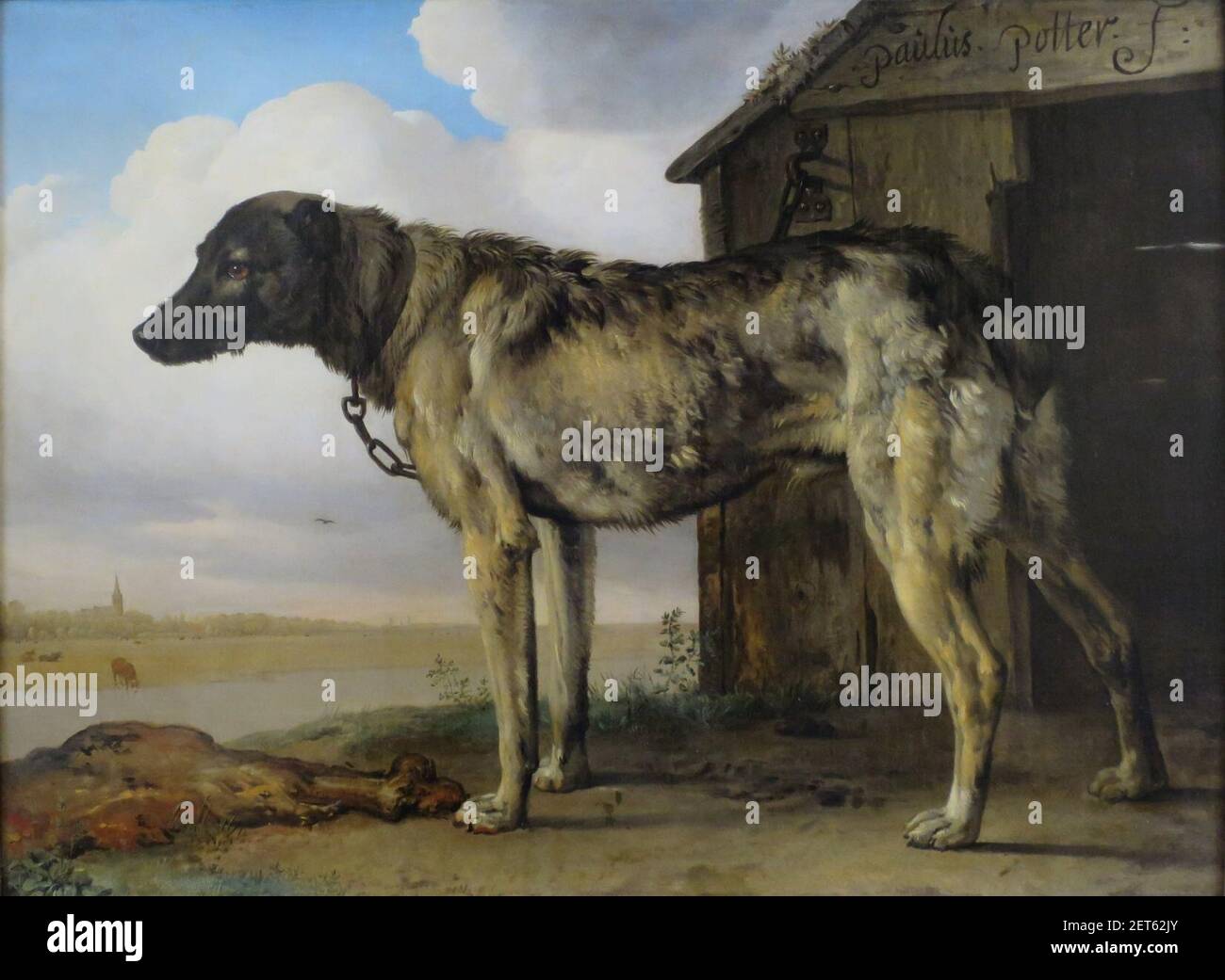 Paulus Potter - Wolf-Hound Stock Photo - Alamy