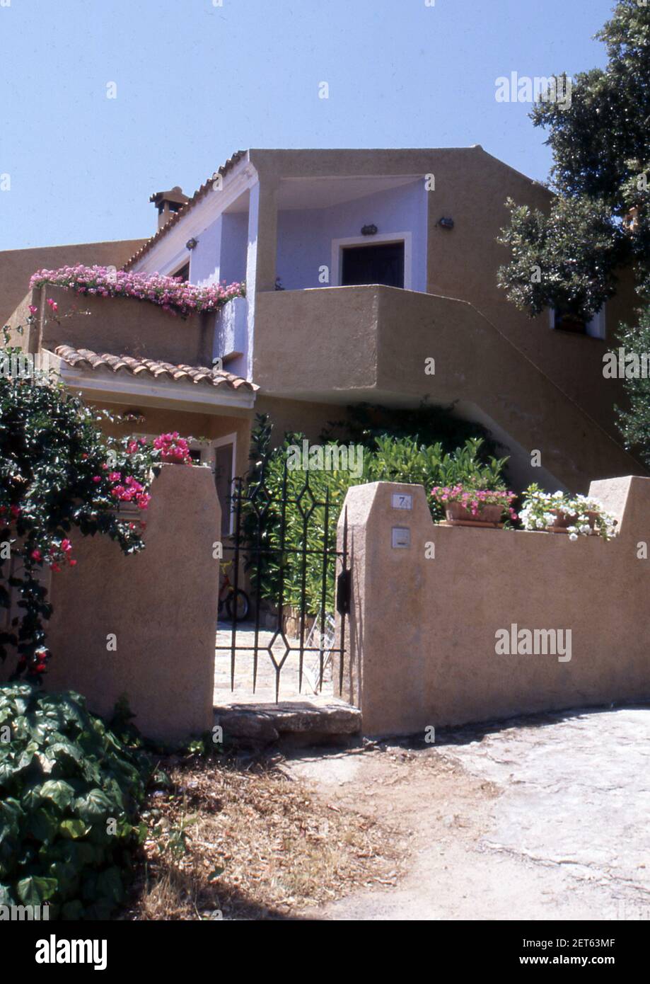 San Pantaleo, Costa Smeralda, Sardinia, Italy (scanned from colorslide ...