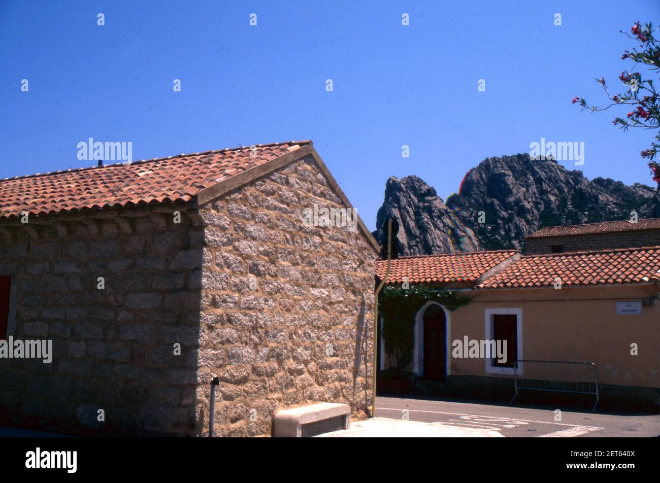 San Pantaleo, Costa Smeralda, Sardinia, Italy (scanned from colorslide ...