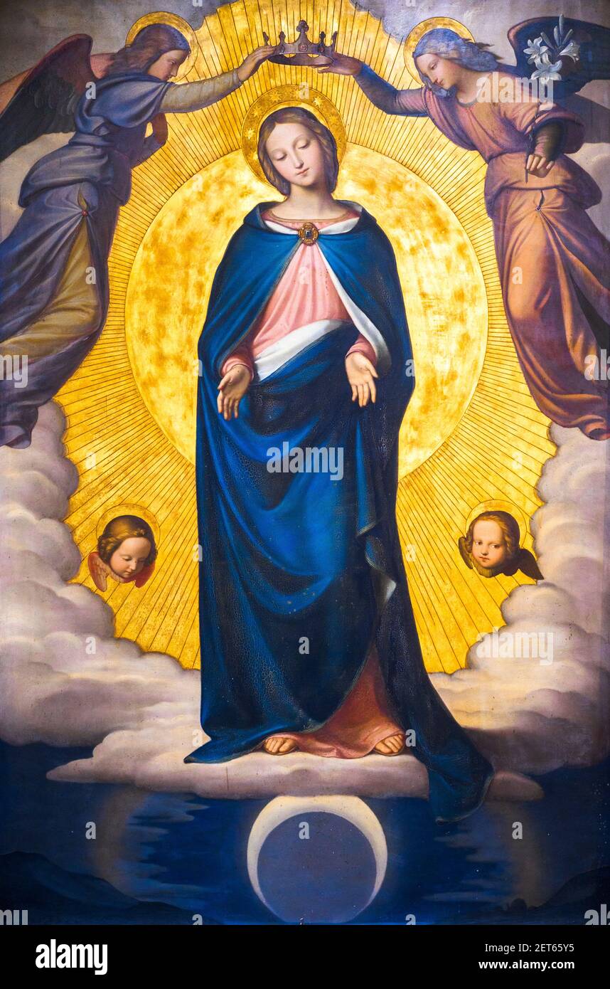 Immaculate conception painting hi-res stock photography and images - Alamy