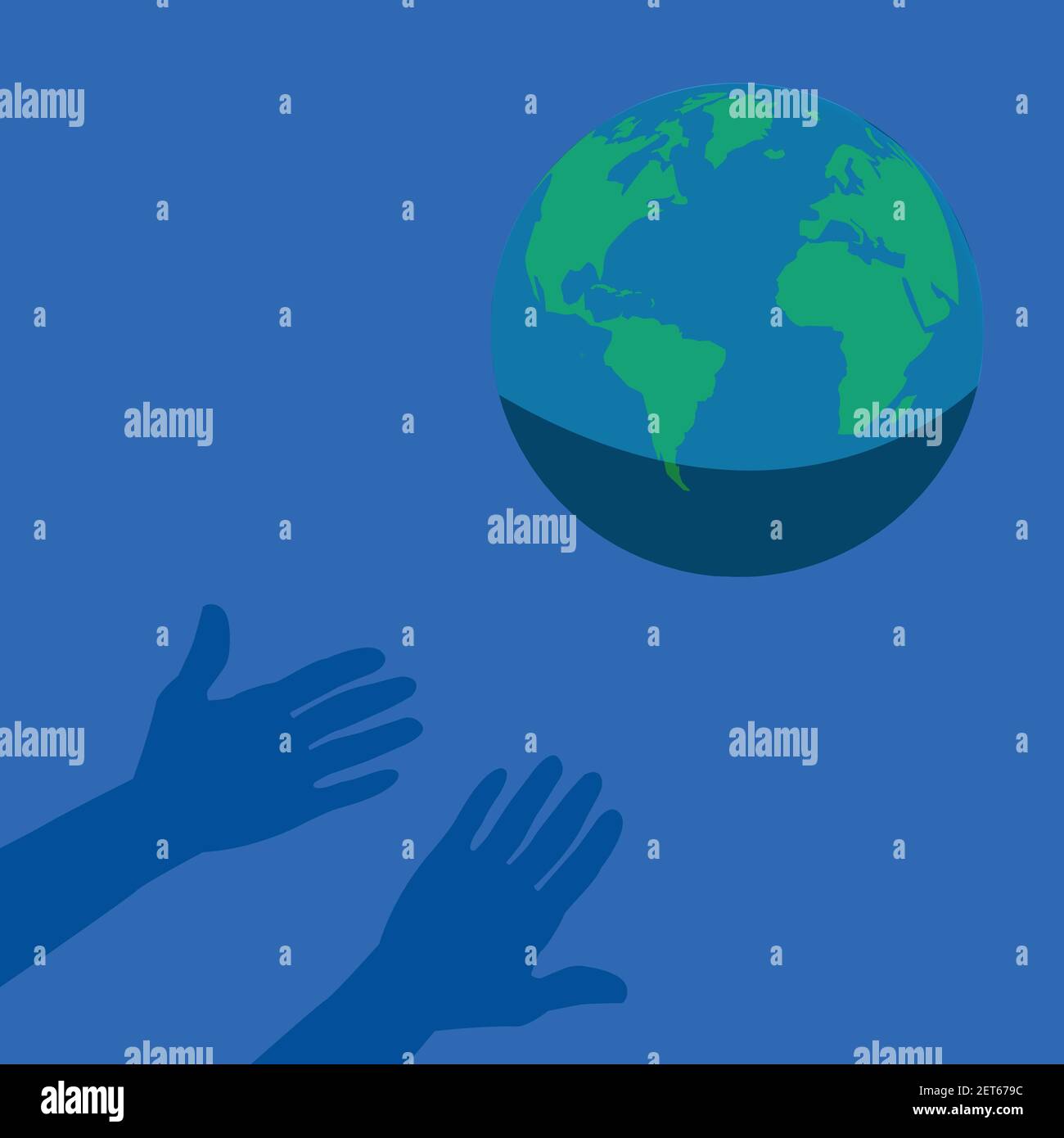 Helping to save the environment Stock Vector Images - Alamy