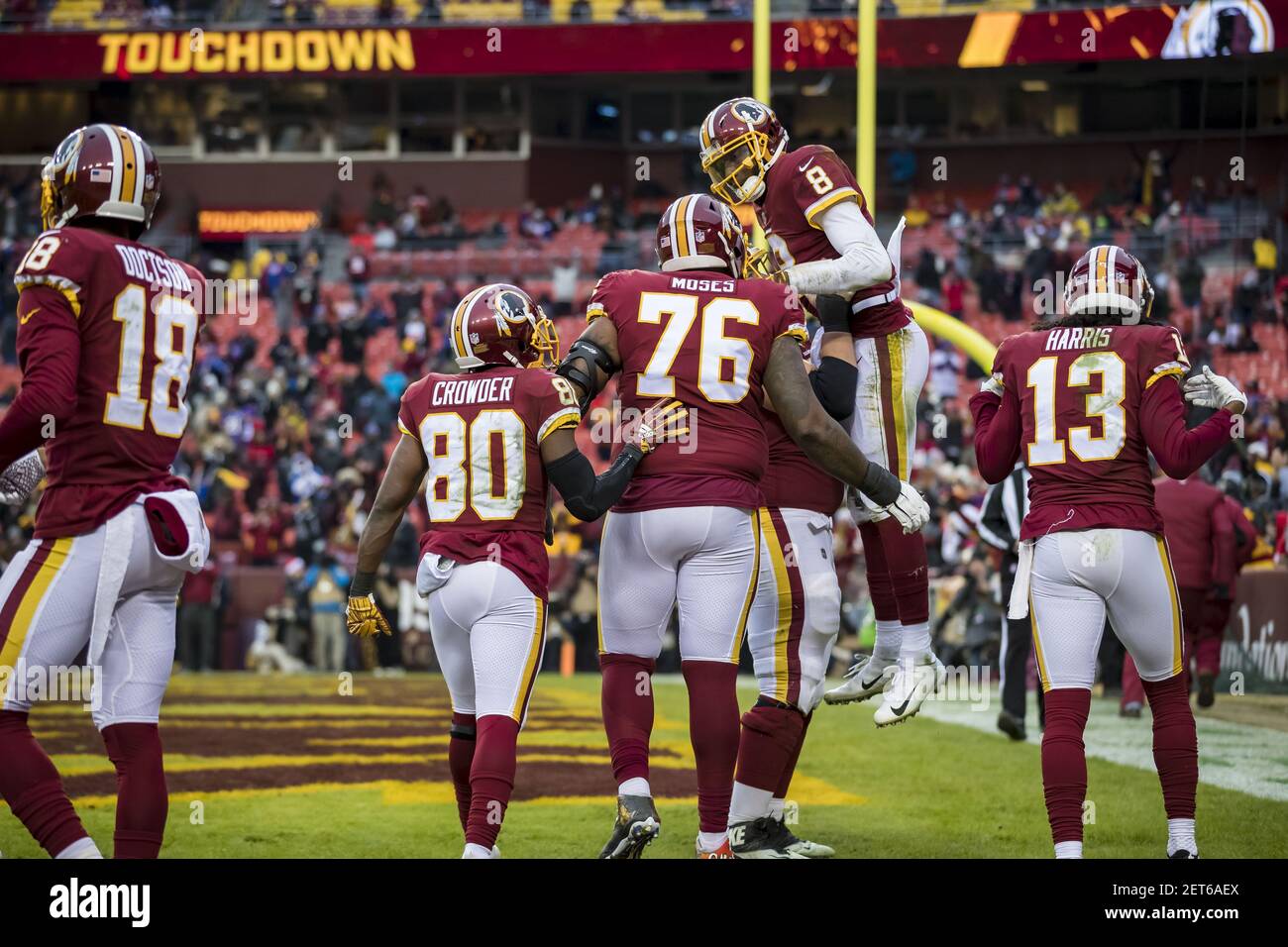 December 09, 2018: Washington Redskins quarterback Josh Johnson (8 ...
