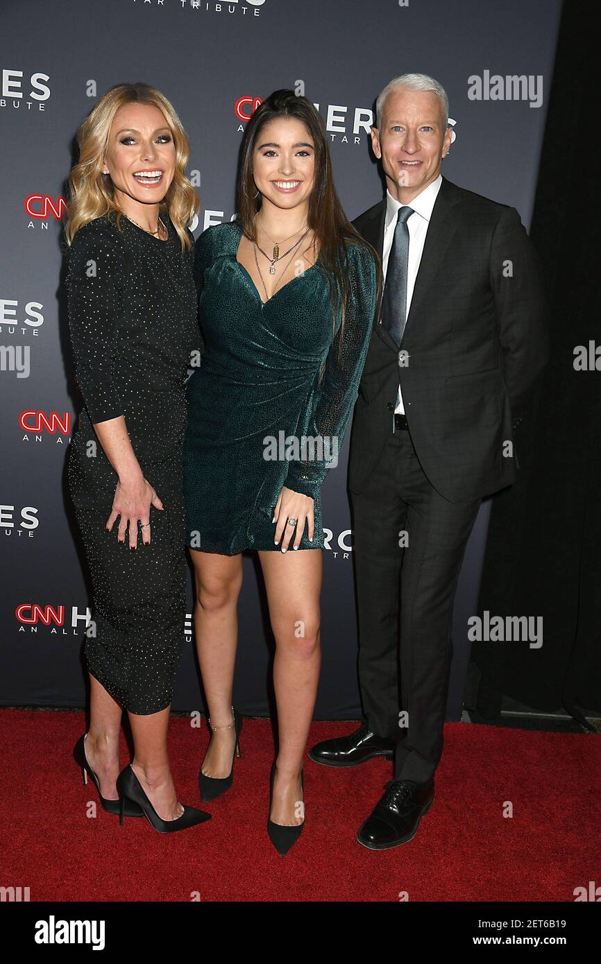 Kelly Ripa, Lola Cosuelos and Anderson Cooper attend the 12th Annual ...