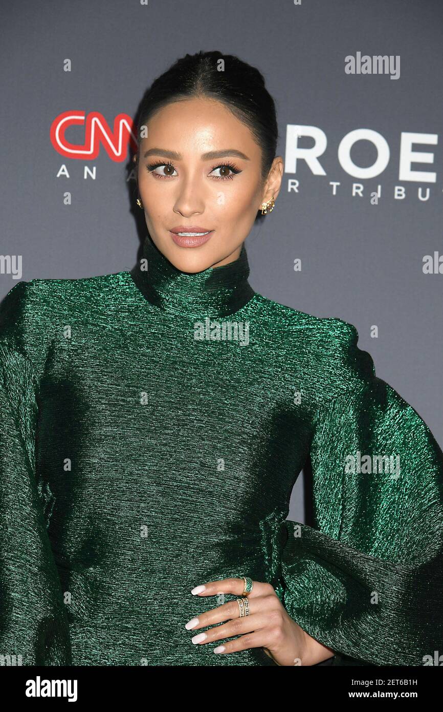 actress Shay Mitchell attends the 12th Annual CNN Heroes: An All-Star Tribute on December 9 ...