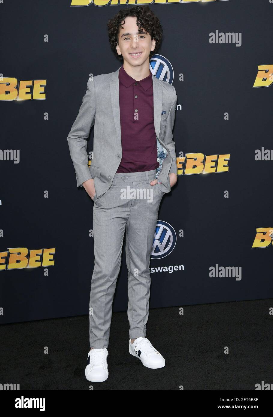 Jason Drucker arrives at the "Bumblebee" Los Angeles Premiere held at ...