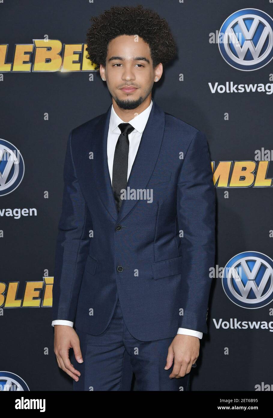 Jorge Lendeborg Jr. arrives at the "Bumblebee" Los Angeles Premiere ...