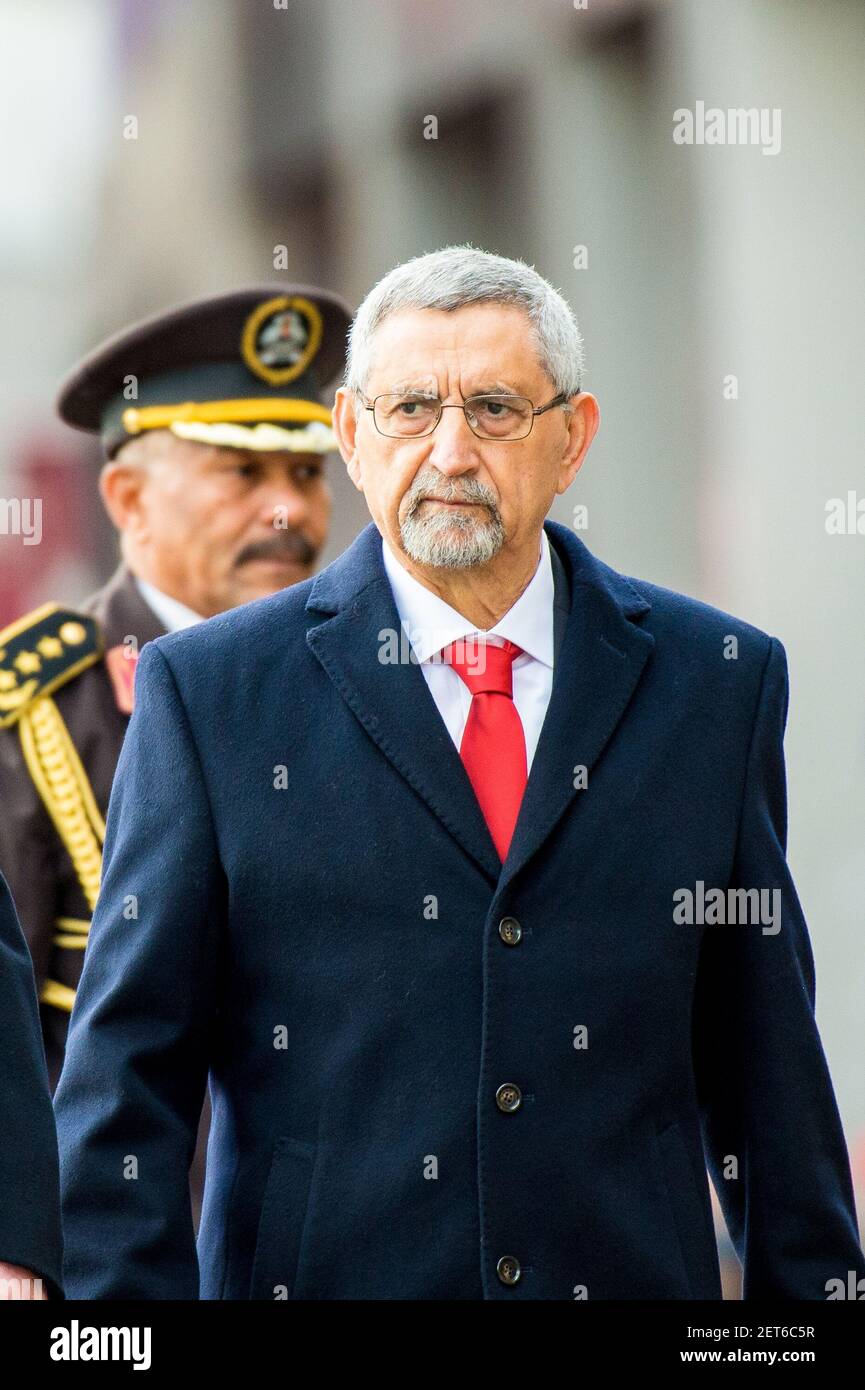 Jorge Carlos de Almeida Fonseca during the Welcome Ceremony and Wreath ...