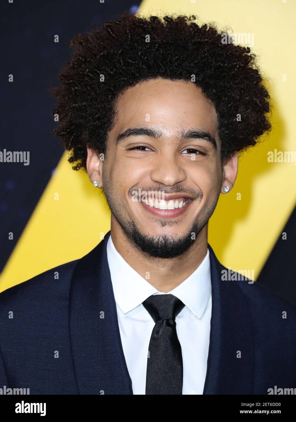 HOLLYWOOD, LOS ANGELES, CA, USA - DECEMBER 09: Actor Jorge Lendeborg Jr ...