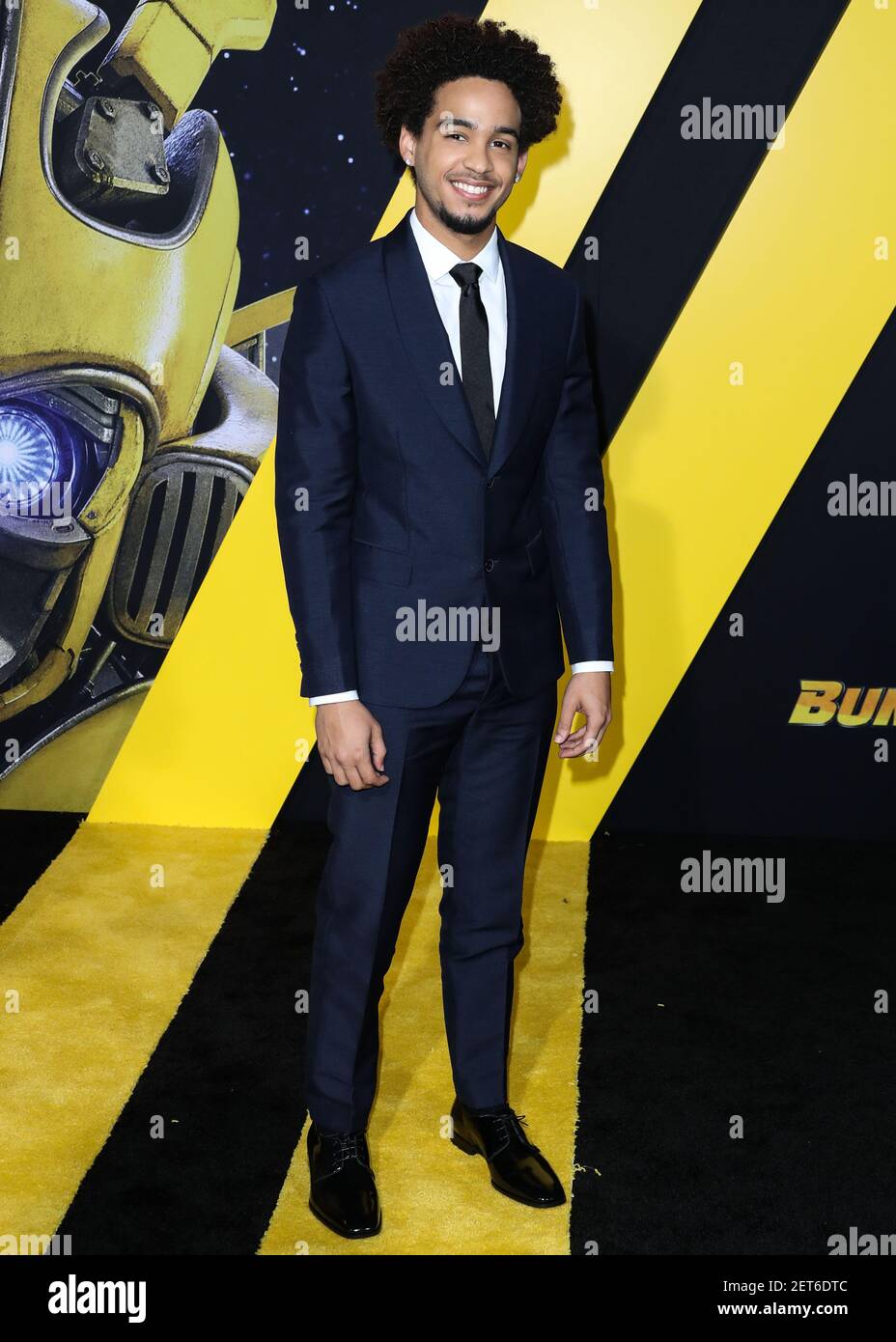 HOLLYWOOD, LOS ANGELES, CA, USA - DECEMBER 09: Actor Jorge Lendeborg Jr ...