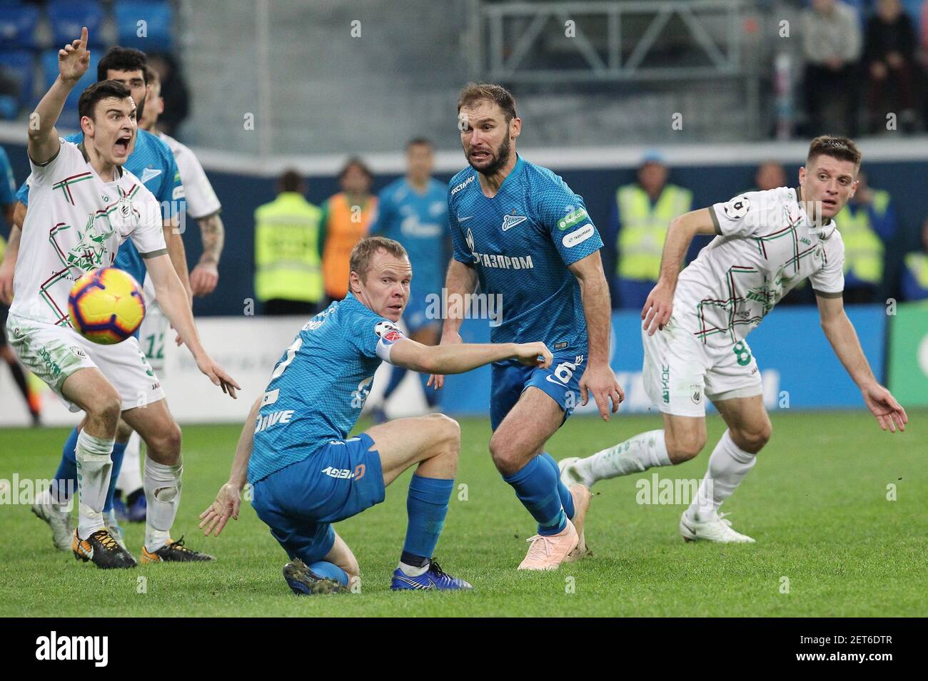 Russian Football Championship. Premier League. 17th round. The match ...