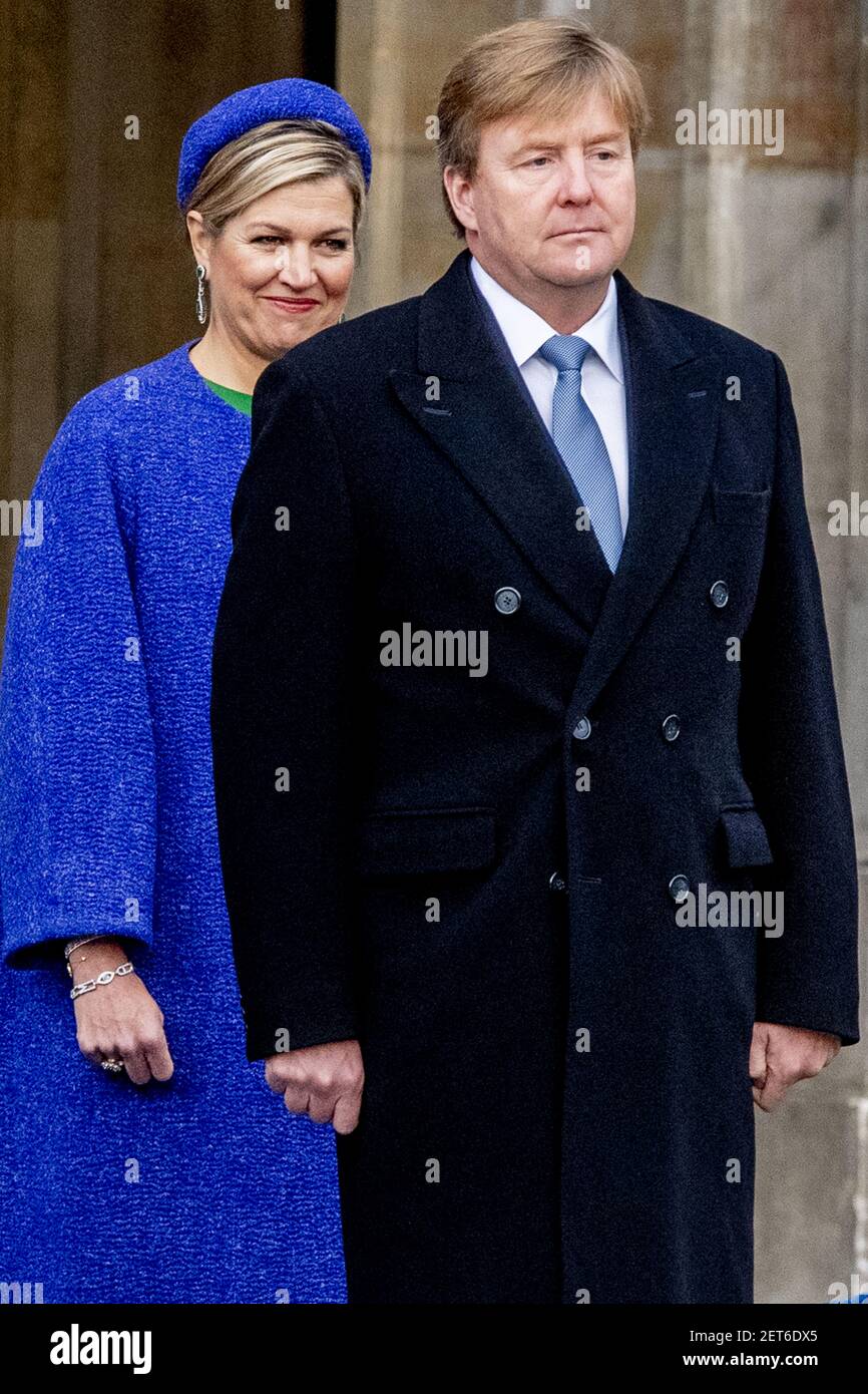 Queen Máxima, King Willem-Alexander and the president of the Republic ...