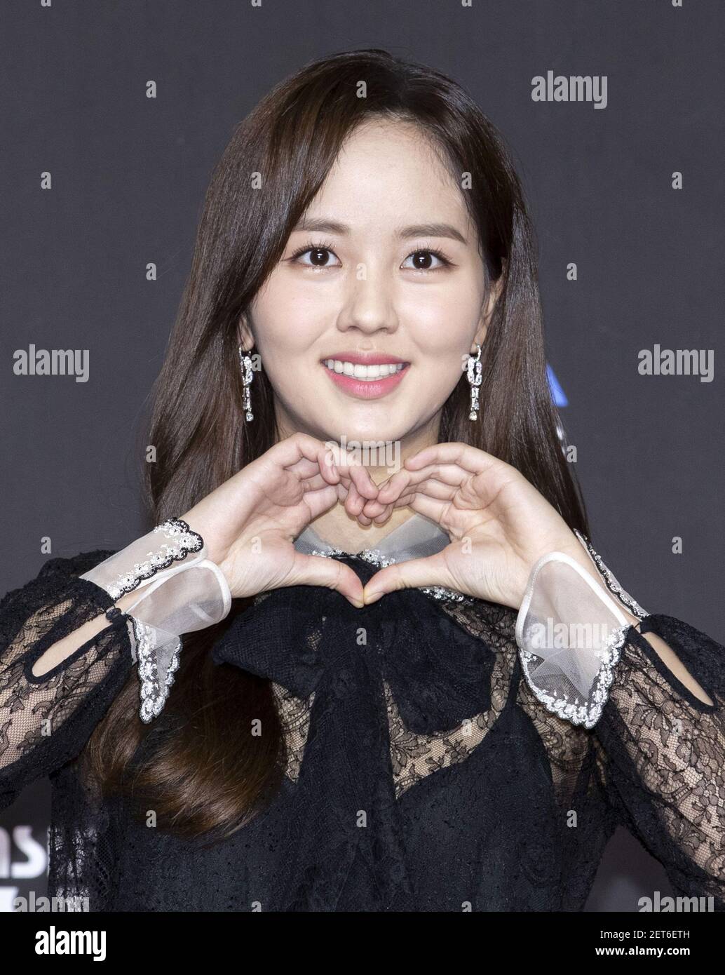 South Korean actress Kim So-Hyun, attend a photo call for the '2018 ...