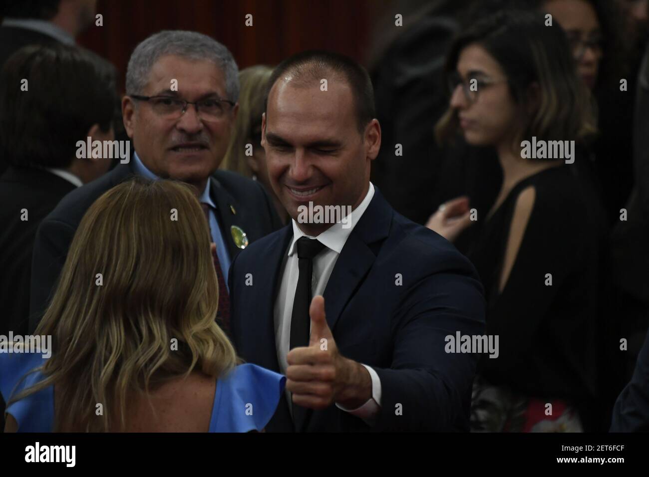 Eduardo Bolsonaro, elected federal deputy PSL-SP, on Monday, December ...