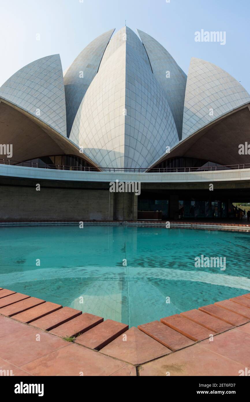 A view of the lotus temple Stock Photo - Alamy