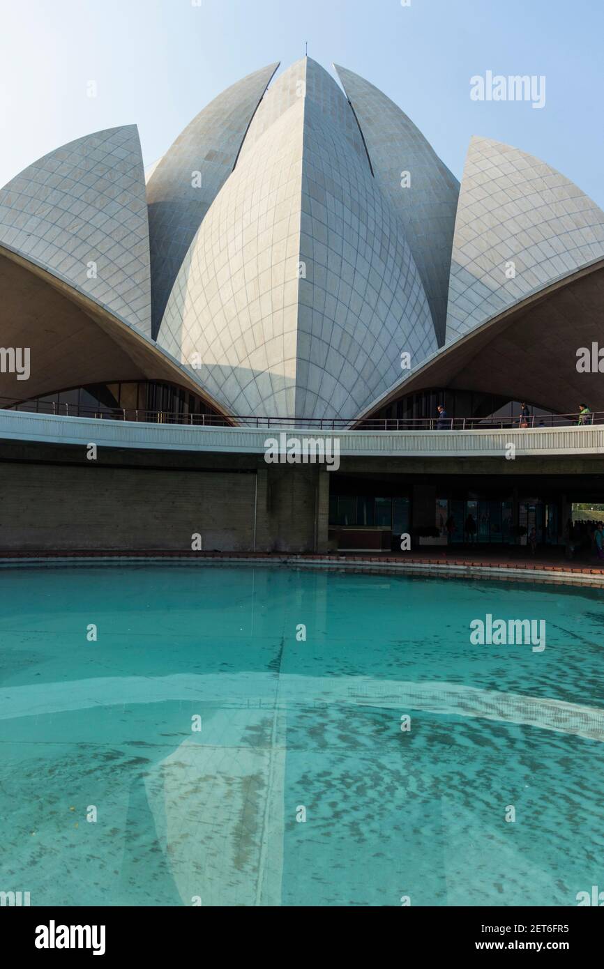 A view of the lotus temple Stock Photo - Alamy