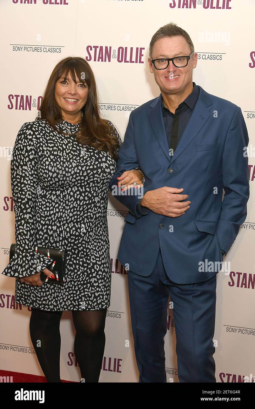 Jeff Pope and wife attends the "Stan & Ollie" Special Screening on ...