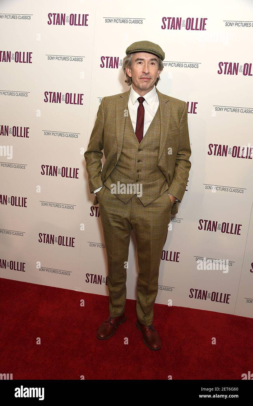 actor Steve Coogan attends the "Stan & Ollie" Special Screening on ...