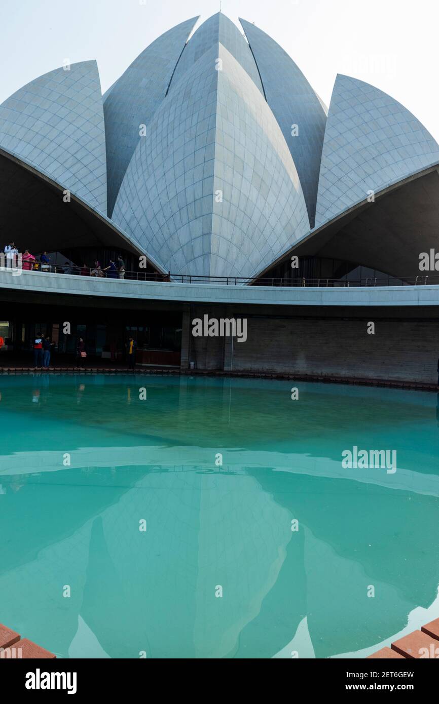 A view of the lotus temple Stock Photo - Alamy