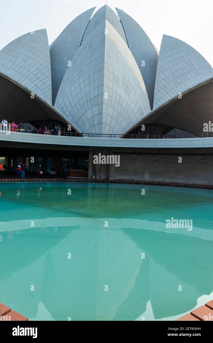 A view of the lotus temple Stock Photo - Alamy