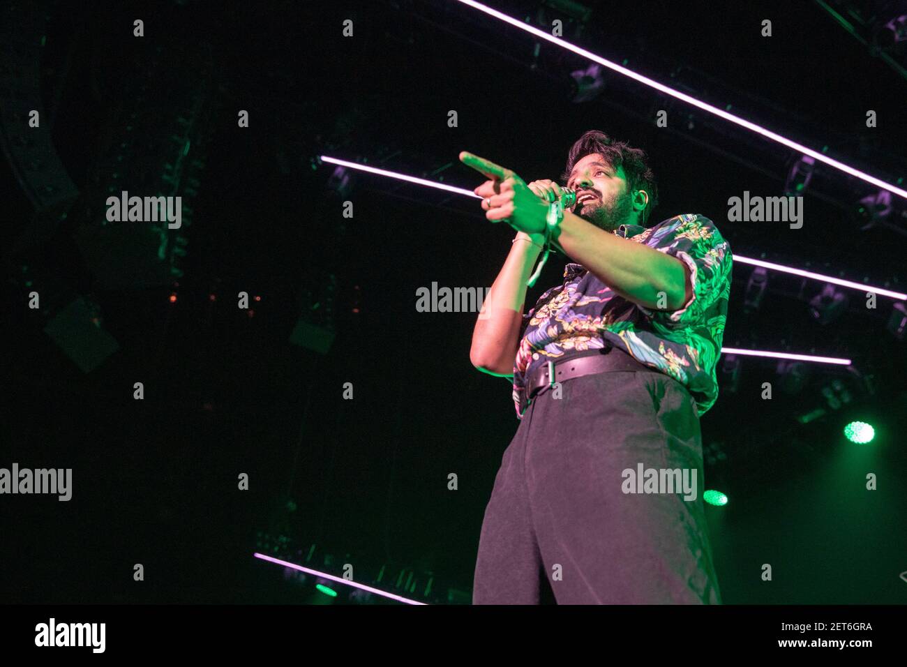 Sameer Gadhia of Young The Giant during the KROQ Absolut Almost ...