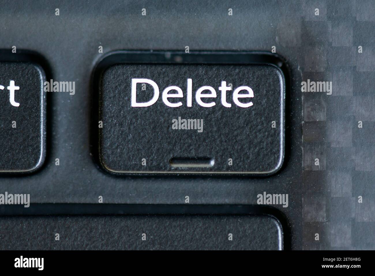 Delete key on laptop computer hi-res stock photography and images - Alamy