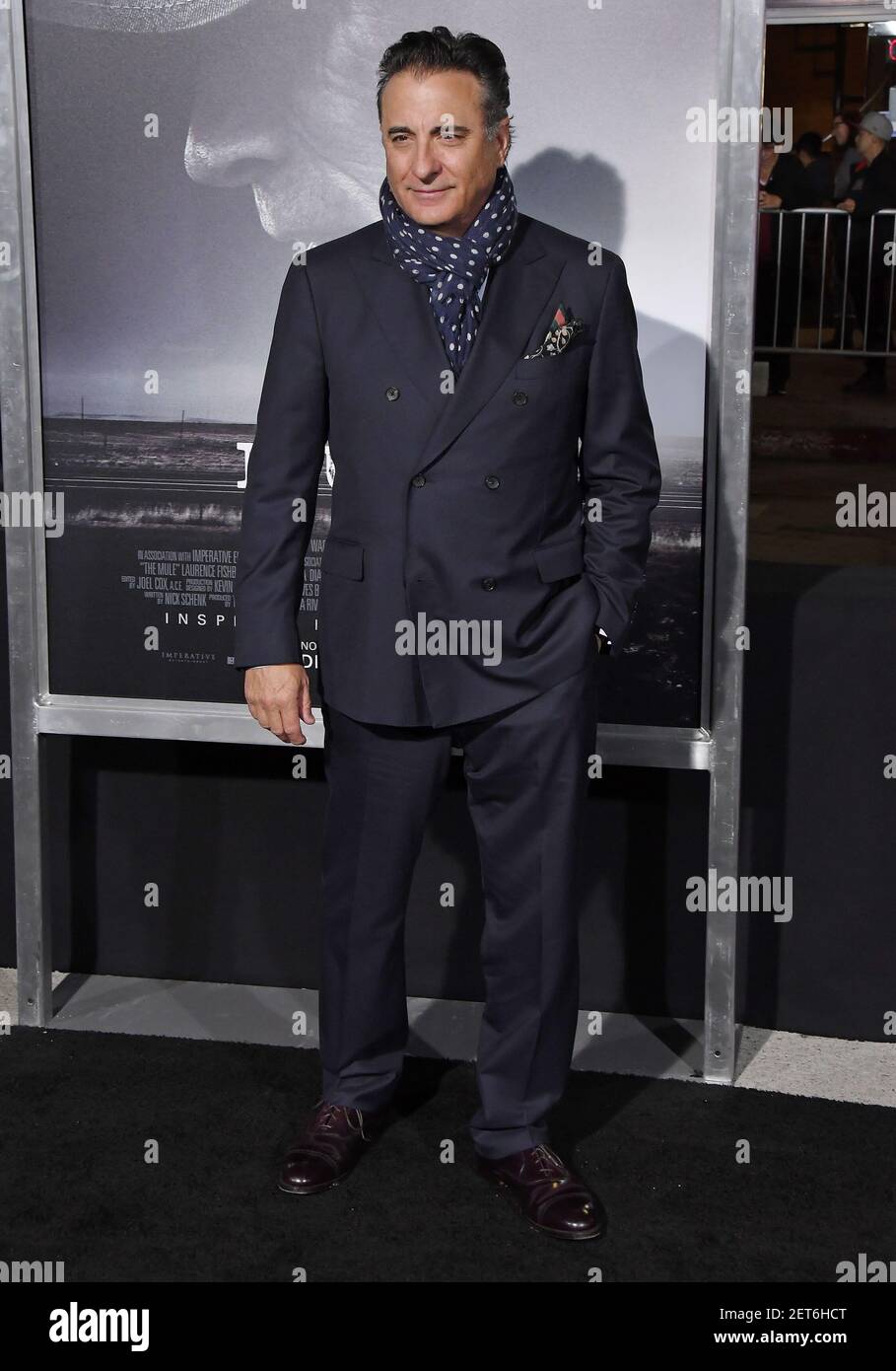 Andy Garcia arrives at the Warner Bros. Pictures' "The Mule" World ...