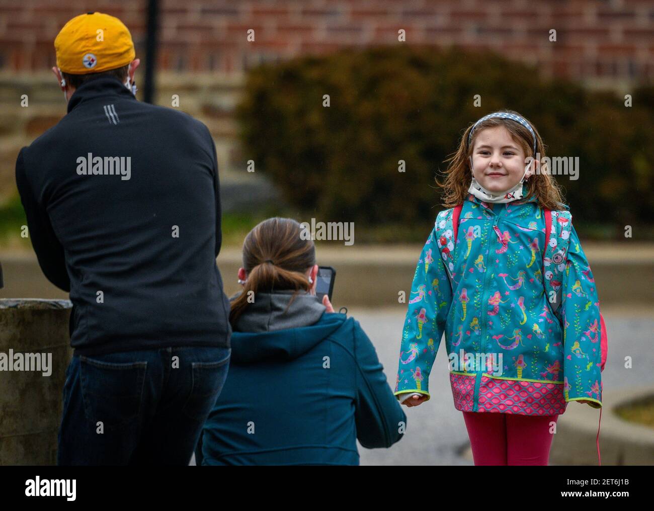 Six-year-old Victoria Labuff poses for her parents Jesse and Zzana on ...