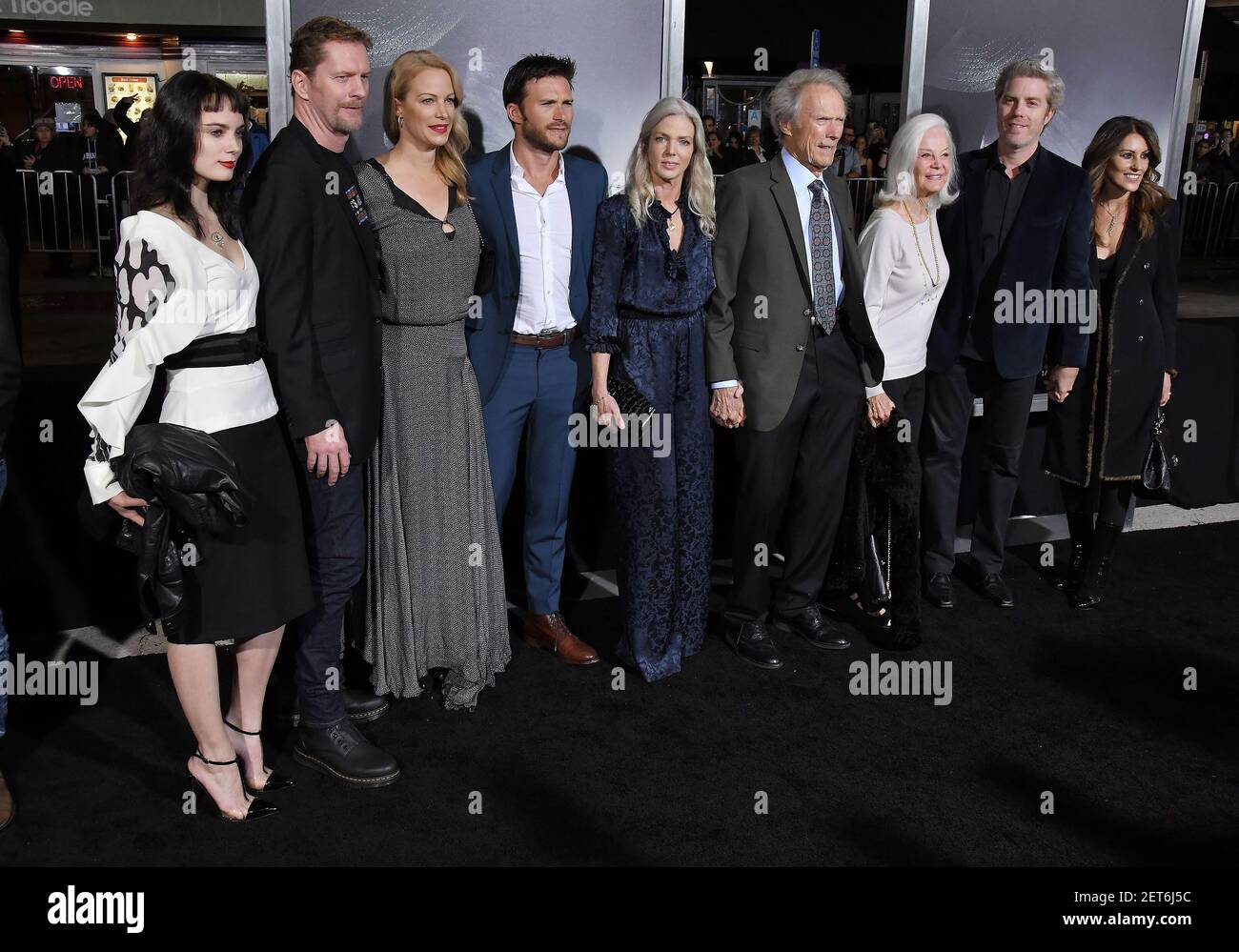(L-R) Graylen Eastwood, Stacy Poitras, Alison Eastwood, Scott Eastwood ...