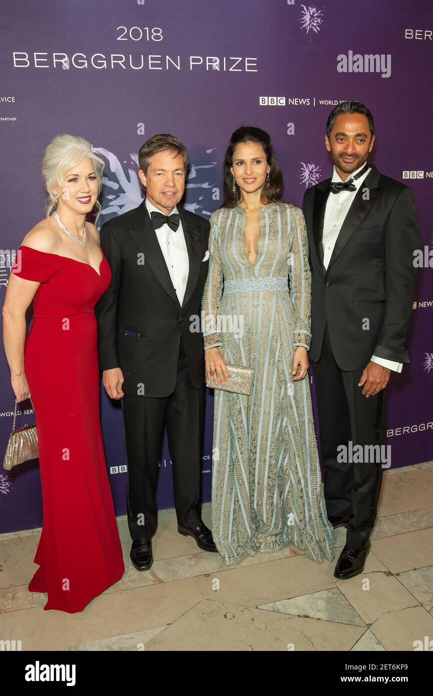 (L to R): Dawn Nakagawa, Nicholas Berggruen, Nathalie Dompe and Chamath ...