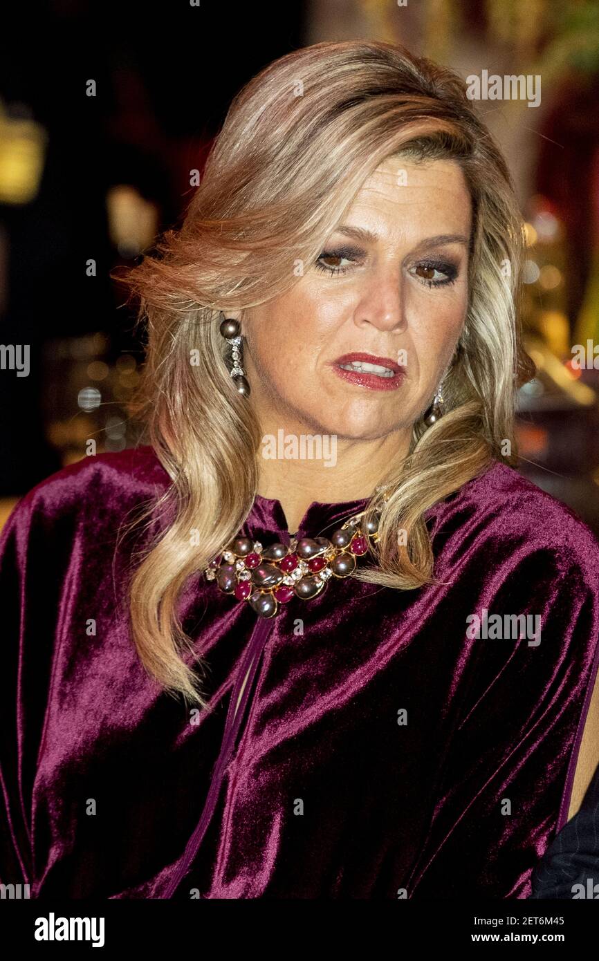 ROTTERDAM - Queen Maxima meet the Cape Verdean president Jorge Carlos ...