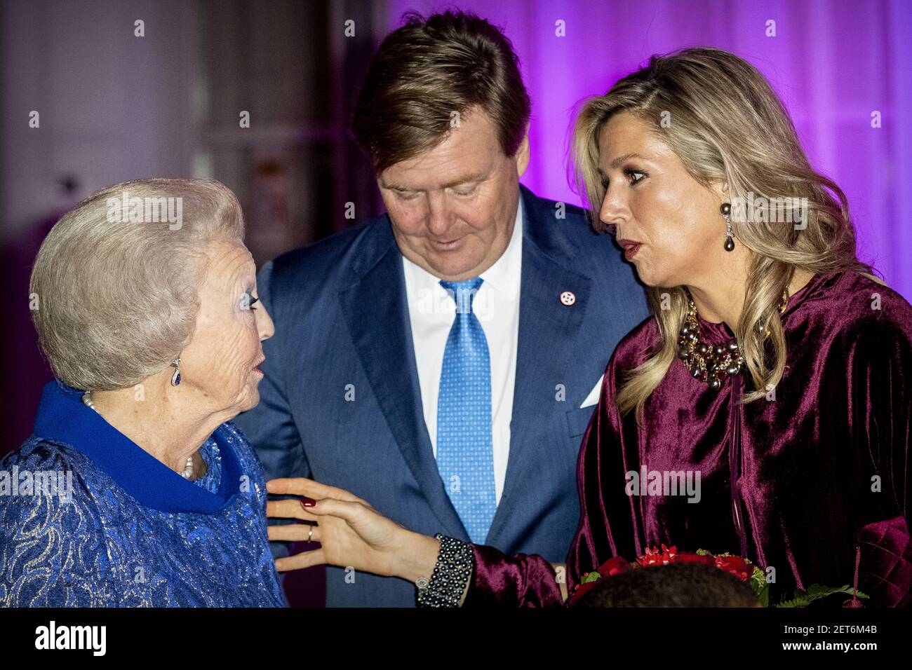 ROTTERDAM - King Willem-Alexander and Queen Maxima and princess beatrix ...