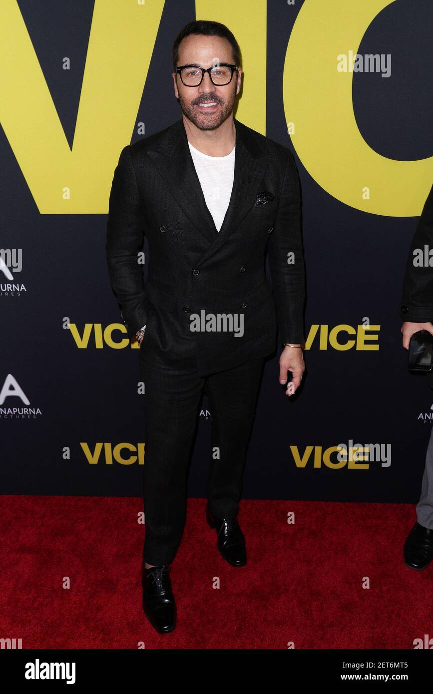 Jeremy Piven at "Vice" World Premiere held at Samuel Goldwyn Theater on ...