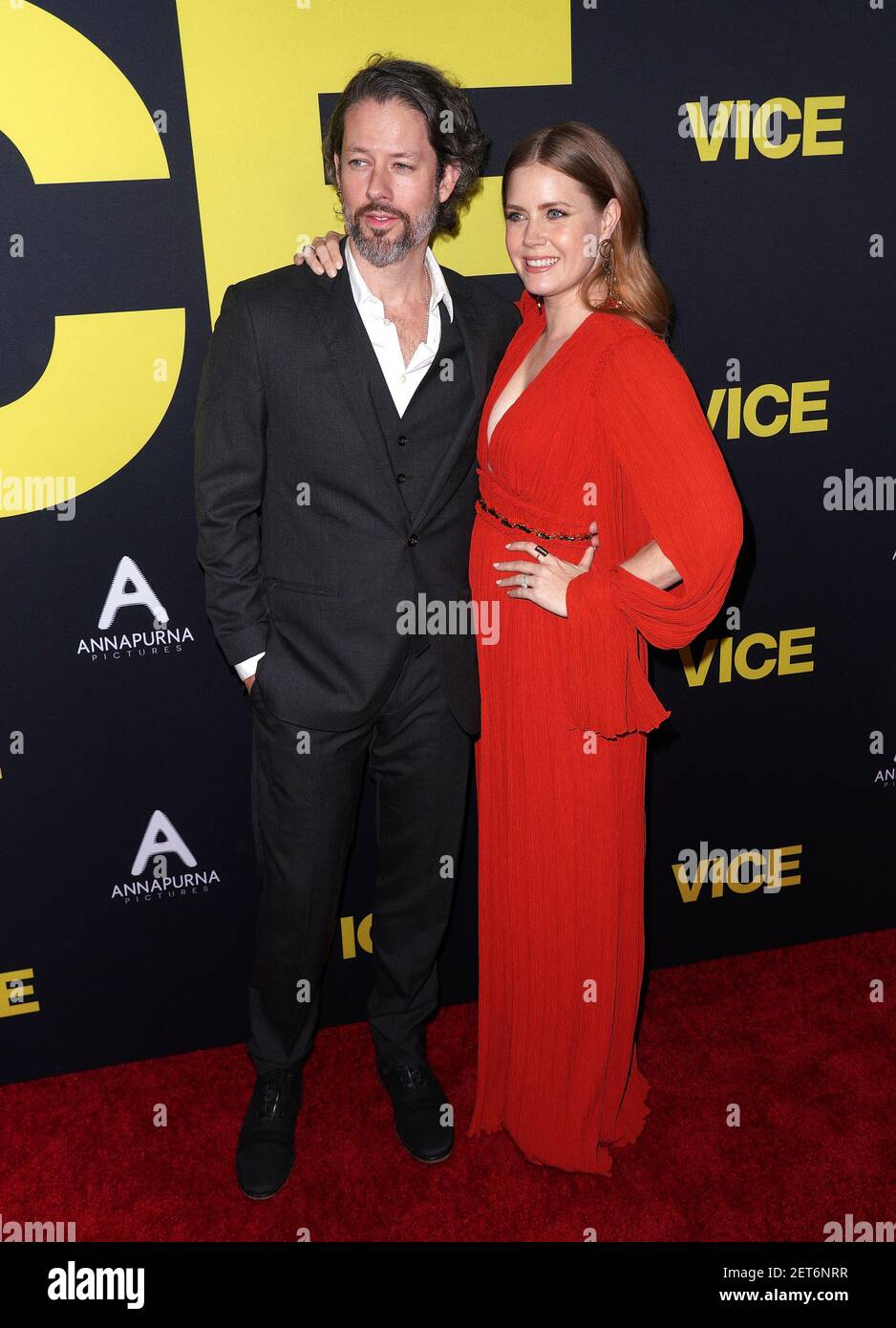 Darren Le Gallo and Amy Adams at "Vice" World Premiere held at Samuel ...