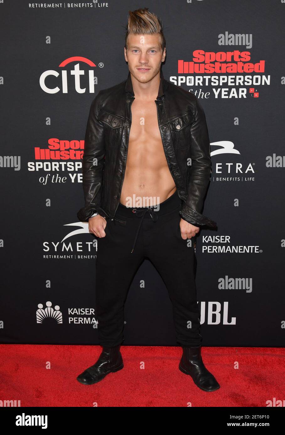 Nikolay Koltsov arrives at the Sports Illustrated 2018 Sportsperson of ...